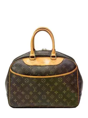 LOUIS VUITTON Louis Vuitton Monogram Canvas Deauville Tote Bag Brown