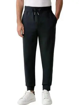 JOOP! Logo-patch Drawstring Track Pants - Blue