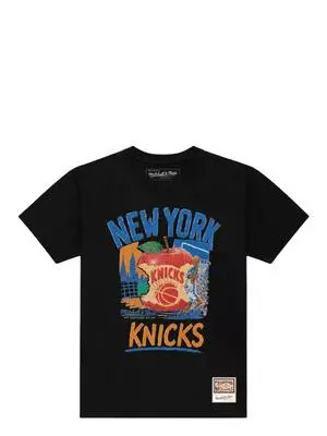 Mitchell & Ness X New York Knicks Concrete Apple T-shirt - Black