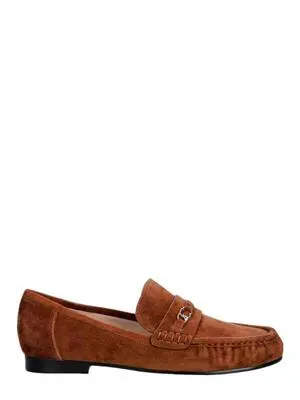 COCCINELLE Coccinelle Logo Plaque Suede Loafers