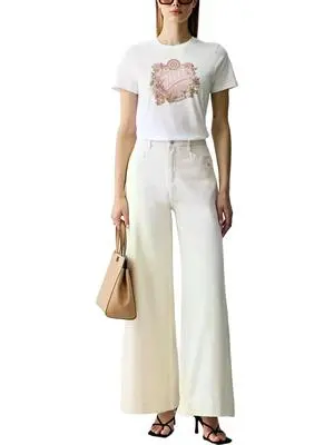 JOOP! Cream White Wide-leg Jeans - Neutrals