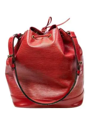 LOUIS VUITTON Noé Epi Bucket Bag - Red