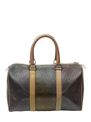 Dior Honeycomb Boston Tote Bag - Black