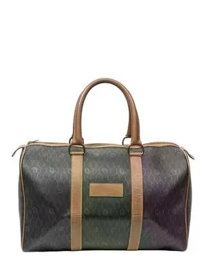 Dior Honeycomb Boston Tote Bag - Black