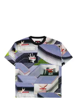 PLEASURES Crash Heavyweight T-shirt - Blue