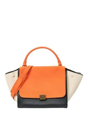 Celine Trapeze Shoulder Bag - Orange