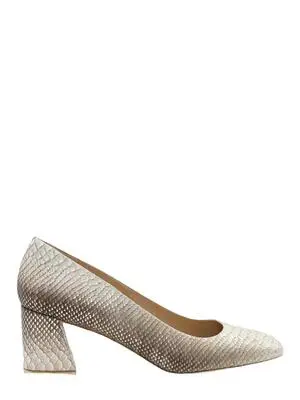 STUART WEITZMAN Snakeskin Effect Pumps - Brown