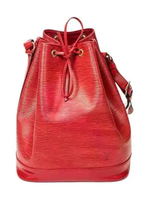 LOUIS VUITTON Gm Noé Epi Leather Bucket Bag - Red