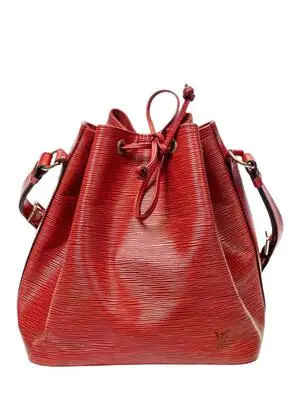 LOUIS VUITTON Epi Leather Bucket Bag - Red