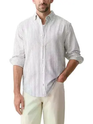 JOOP! Striped Button-down Shirt - Neutrals