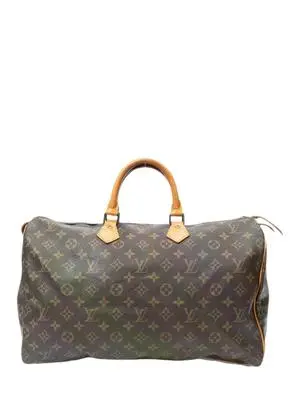 LOUIS VUITTON Monogram Speedy 40 Holdall Bag - Brown