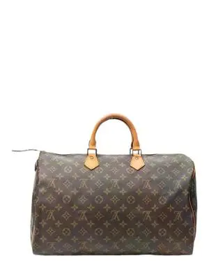LOUIS VUITTON Monogram Speedy Luggage - Brown