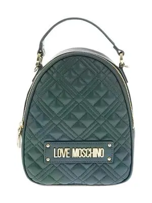 Moschino Quilted Pattern Tote Bag - Green