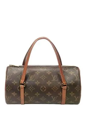 LOUIS VUITTON Monogram Canvas Cylinder Tote Bag - Brown