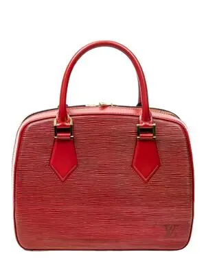 LOUIS VUITTON Louis Vuitton Epi Leather Sablons Tote Bag Red