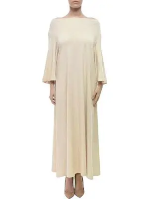 BY MALENE BIRGER Yalia Boat-neck Maxi Dress - Neutrals