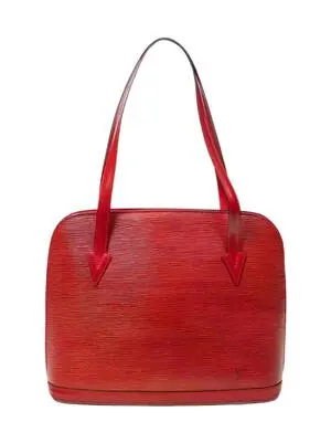 LOUIS VUITTON Louis Vuitton Lussac Shoulder Bag Red