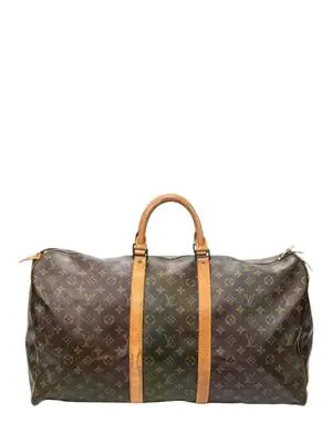 LOUIS VUITTON Keepall 55 Monogram Luggage - Brown