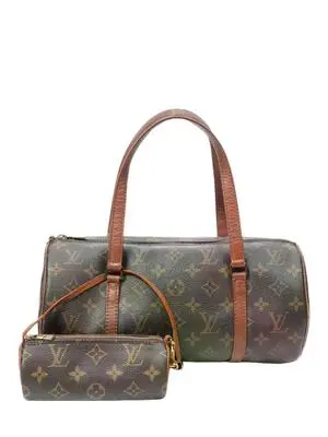 LOUIS VUITTON Papillon Monogram Handbag - Brown