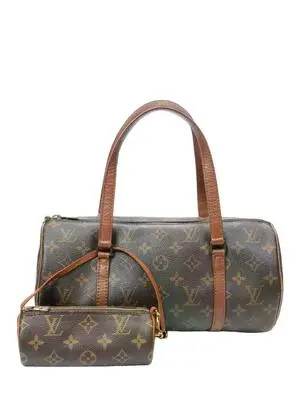 LOUIS VUITTON Papillon Monogram Handbag - Brown