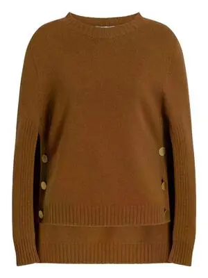 Alberta Ferretti Buttoned Sweater - Brown