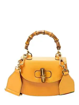 Gucci Bamboo 1947 Shoulder Bag - Yellow