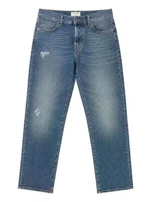 Jacob Cohen Monogram Pattern Distressed Jeans - Blue
