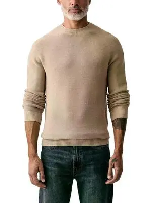 GUESS Long Sleeve Ribbed Knit Sweater