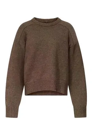 Loulou De Saison Breha Crew-neck Sweater - Brown