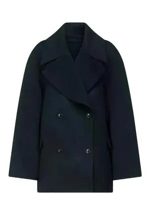 Loulou De Saison Double-breasted Notch-lapel Jacket - Blue