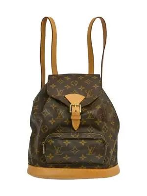 LOUIS VUITTON Monogram Montsouris Mm Backpack - Brown