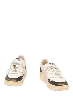 AUTRY Super Vintage Panelled Sneakers - Neutrals