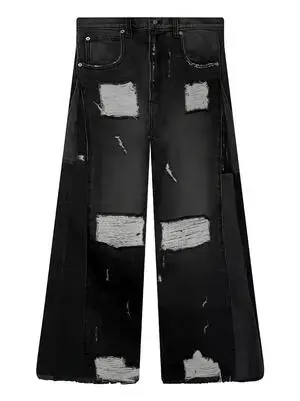 Astrum Legacy Distressed-effect Jeans - Black