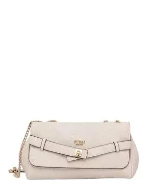 Guess Ella Twist-lock Crossbody Bag - Neutrals