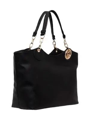 LIU JO Pebbled-Effect Tote Bag With Logo Plaque