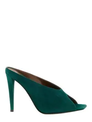 GIUSEPPE ZANOTTI Intriigo Cluedo Suede Sandals - Green