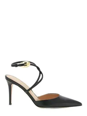 GIANVITO ROSSI Jungle Mamba Asymmetric Pumps - Black