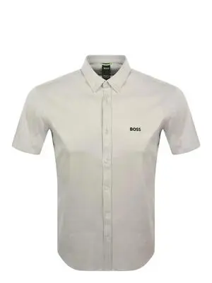 BOSS Motion Logo-print Button-down Shirt