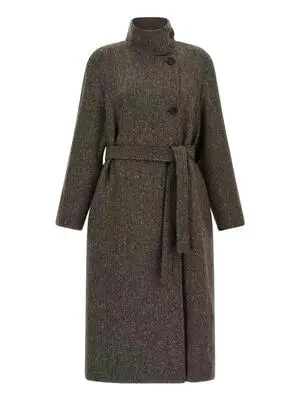 BRUNELLO CUCINELLI Brunello Cucinelli Sparkling Chevron-Pattern Coat