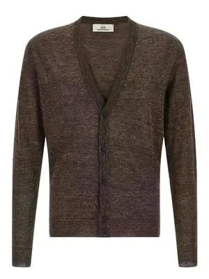 RIVIERA Riviera Mélange Knit V-Neck Cardigan