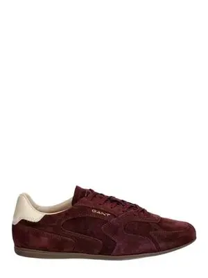Gant Suede Panelled Sneakers - Red