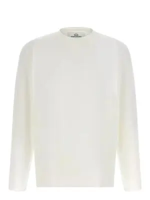 RIVIERA Long-sleeve Crew-neck T-shirt - White