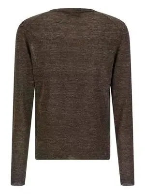 RIVIERA Melange V-neck Sweater - Brown