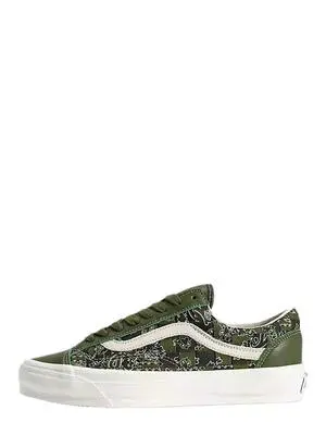 VANS Old Skool 36 Bandana Print Sneakers - Green