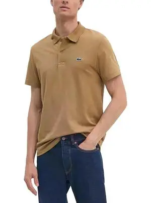Lacoste Logo-patch Polo Shirt - Neutrals