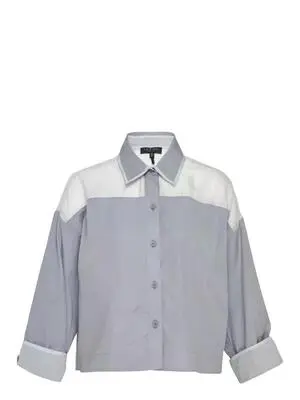 RAG & BONE Elly Panelled Long-Sleeve Shirt