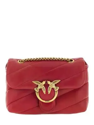 Pinko Mini Love Puff Shoulder Bag - Red