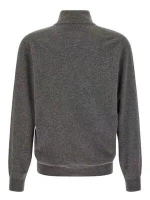 Brunello Cucinelli Cashmere Half-zip Sweater - Grey