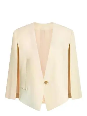 Alberta Ferretti Single-breasted Blazer - Neutrals