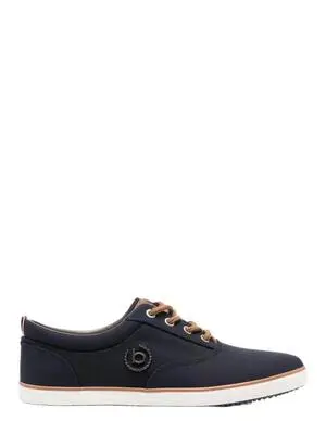 BUGATTI Logo Plaque Lace-up Sneakers - Blue